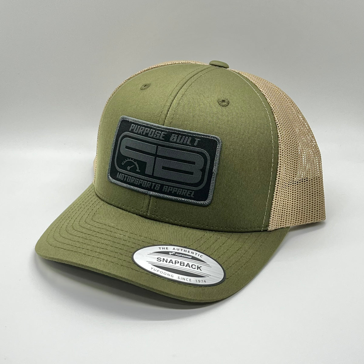 PURPOSE BUILT "LIFESTYLE" CURVED BILL SNAPBACK ARMY GREEN / KHAKI ...