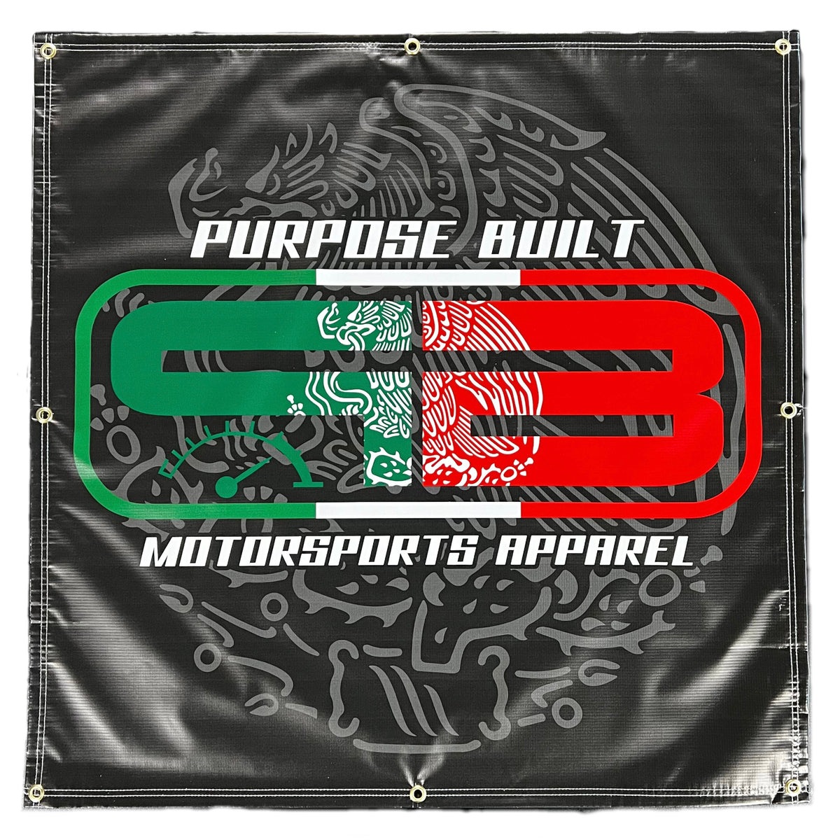 PURPOSE BUILT SHOP/GARAGE VINYL BANNER "MEXICO" 3’X3' – Purpose Built ...